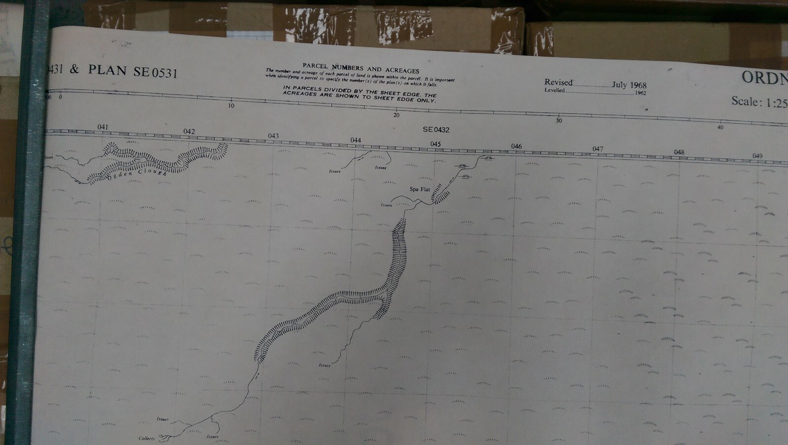 Ordnance Survey Map: Halifax/Ovenden Moor/Denholme, SE 0431 & 0531 ...