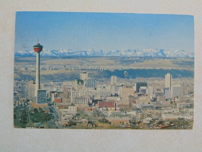 E2767 Postcard Calgary Alberta Canada CN Birdseye view | eBay