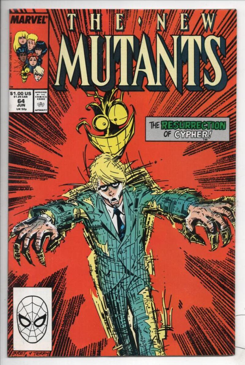 NEW MUTANTS #64, VF/NM Cypher, Marvel 1983 1988, more in store | eBay