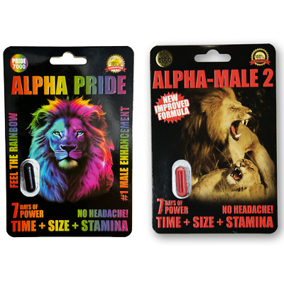 Pride Alpha Mens Sex Enhancer Pill, (6) Packs | Free Samples | eBay