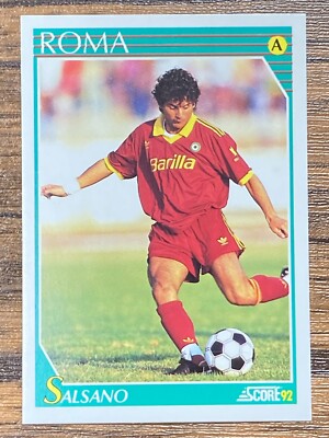 Score 92 Card Calcio Serie A Fausto Salsano AS Roma | eBay