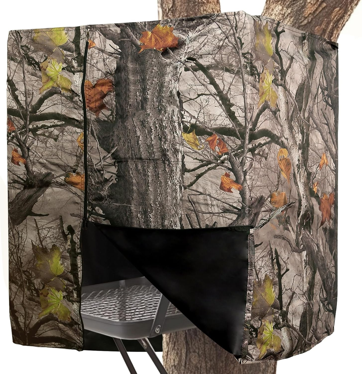 Tree Stand Canopy PUNCHMAN Tree Stand Blind Kit,Camo Deer Hunting Blind ...