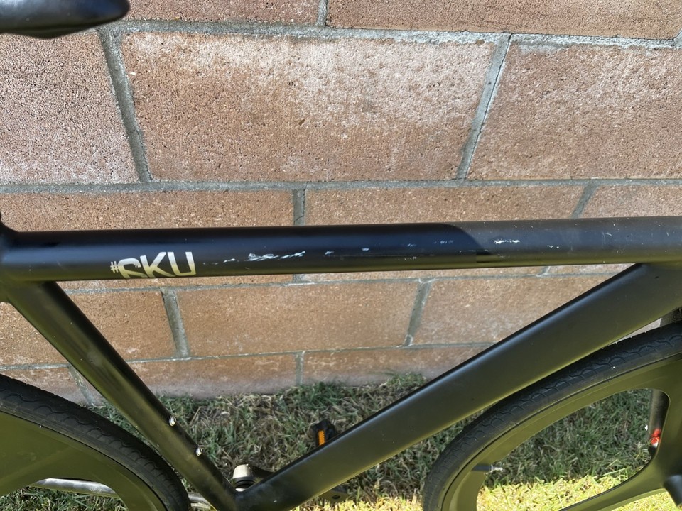 6KU URBAN TRACK BIKE FIXIE SINGLE SPEED WITH 3 SPOKE WHEELS | eBay