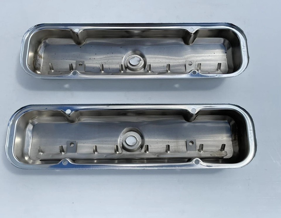 67-72 GTO FIREBIRD CHROME VALVE COVERS DRIPPERS Pontiac covers NEW | eBay