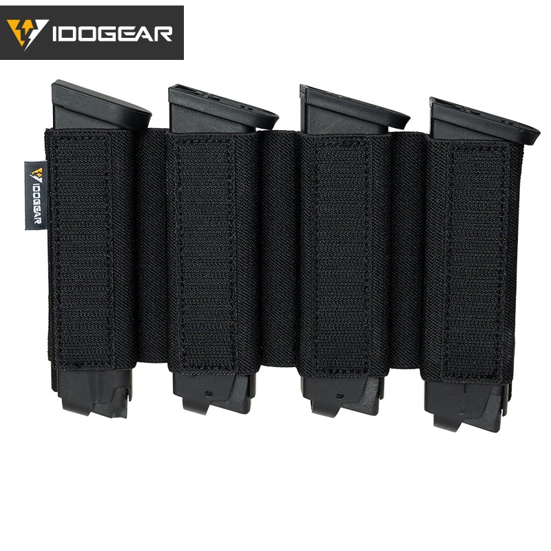 IDOGEAR Quad Magazine Insert Holder with Hook Fasteners for MK3 MK4 ...