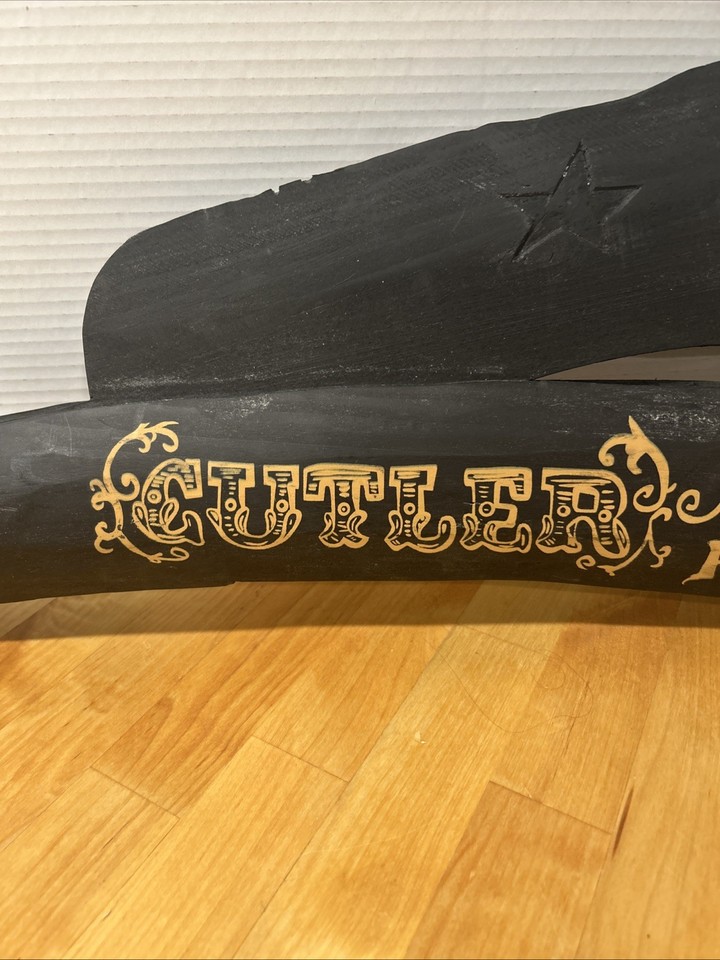 Barber Shop Wall Art Cutler Straight Razor Sign | eBay
