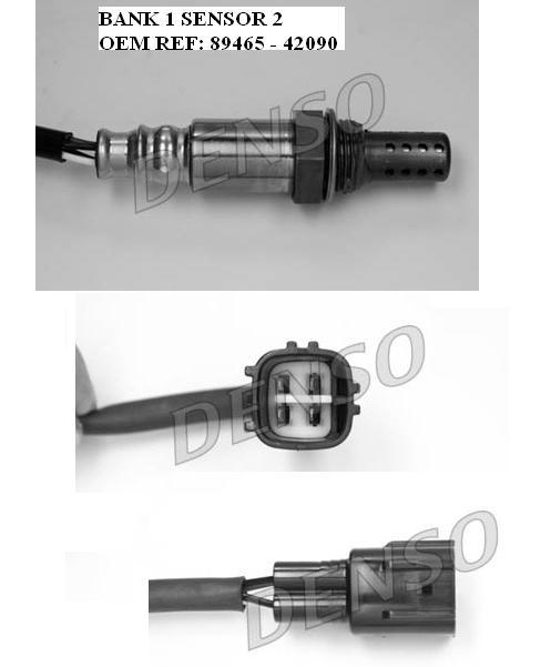 TOYOTA RAV4 2.0VVTI 1AZFE OXYGEN LAMBDA SENSOR P1155 P0136 89465-42090 ...