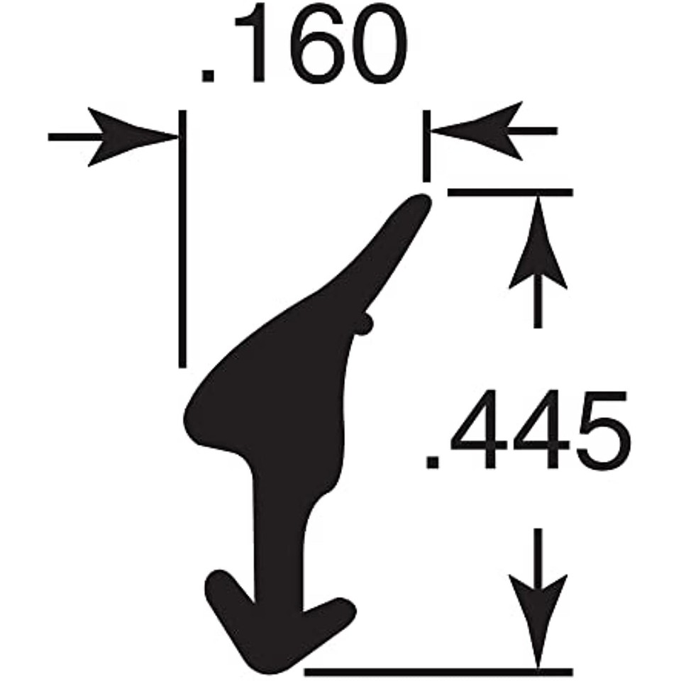 Prime-Line P 7786 GLASS Glazing SPLINE, Gray Vinyl, 200feet | eBay