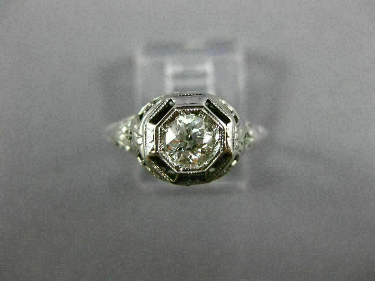 Antique Octagon Engagement Ring