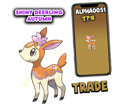 Pokemon Shiny Deerling Autumn Trade Registered or 1M | eBay