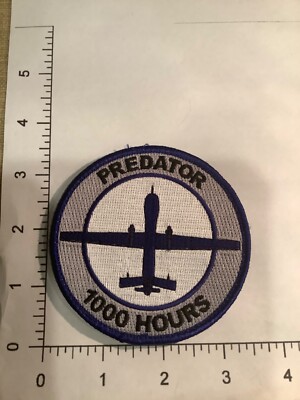 U.S.A.F. DRONE PILOT 1000 HOURS SQUADRON PATCH | eBay