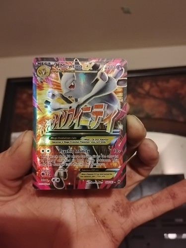 Pokémon TCG Mega-Mewtwo-EX Breakthrough 160/162 Holo Full Art Ultra ...