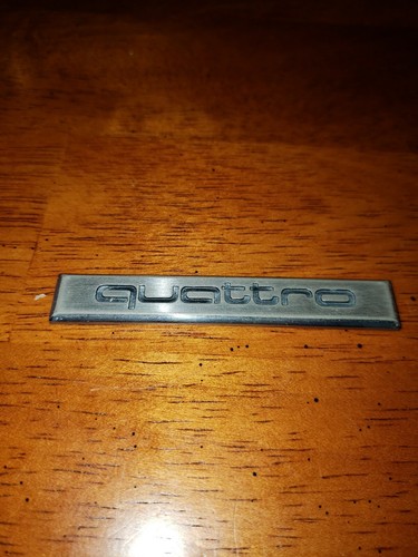 Audi A3 A4 A5 A6 A7 TT Rear Trunk Emblem Badge Quattro Symbol | eBay