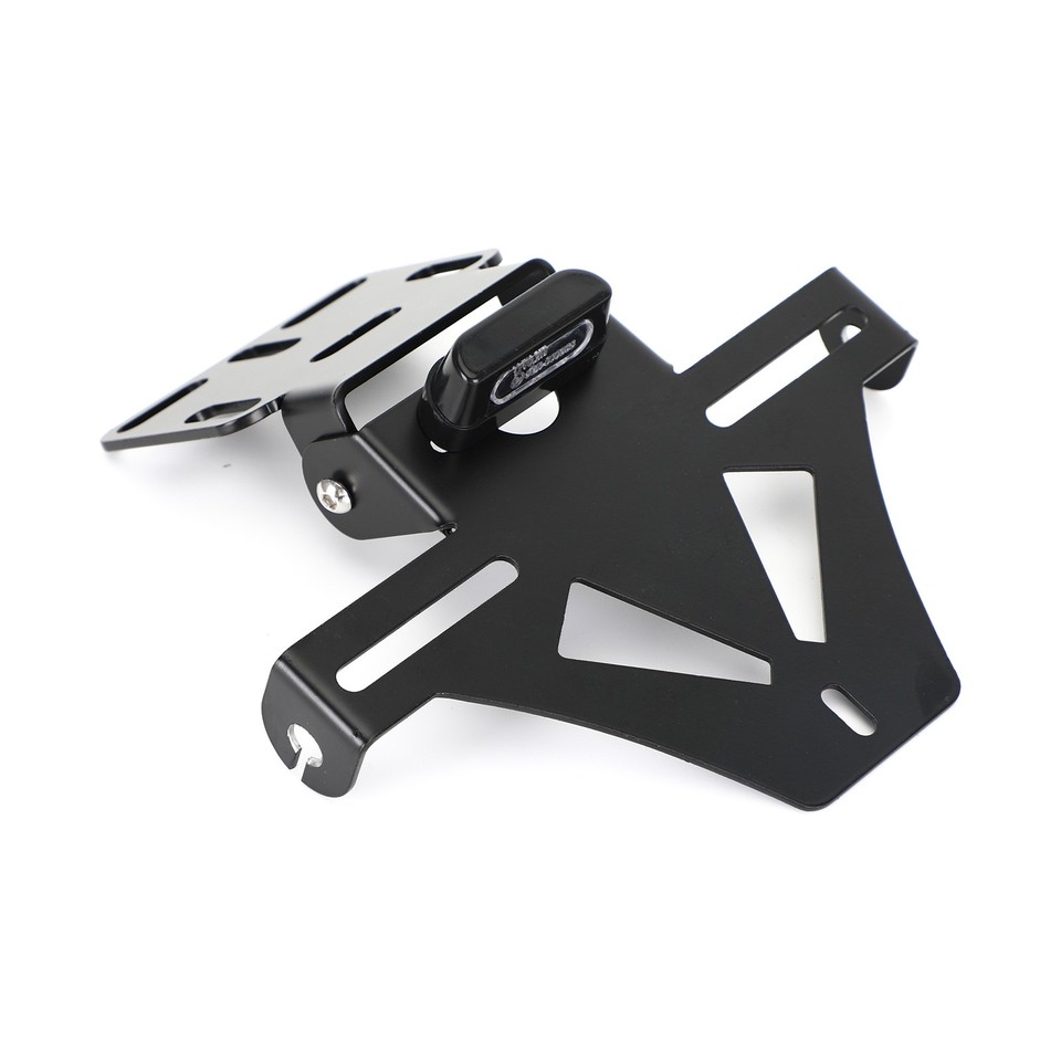 Universal Motorcycle Adjustable Angle License Number Plate Frame Holder ...