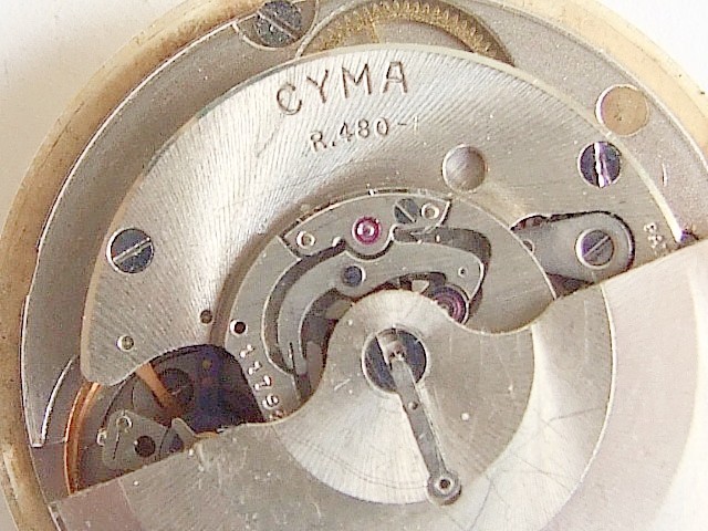 Cyma R.480-1 Autorotor 27 jewels automatic watch movement, runs | eBay UK