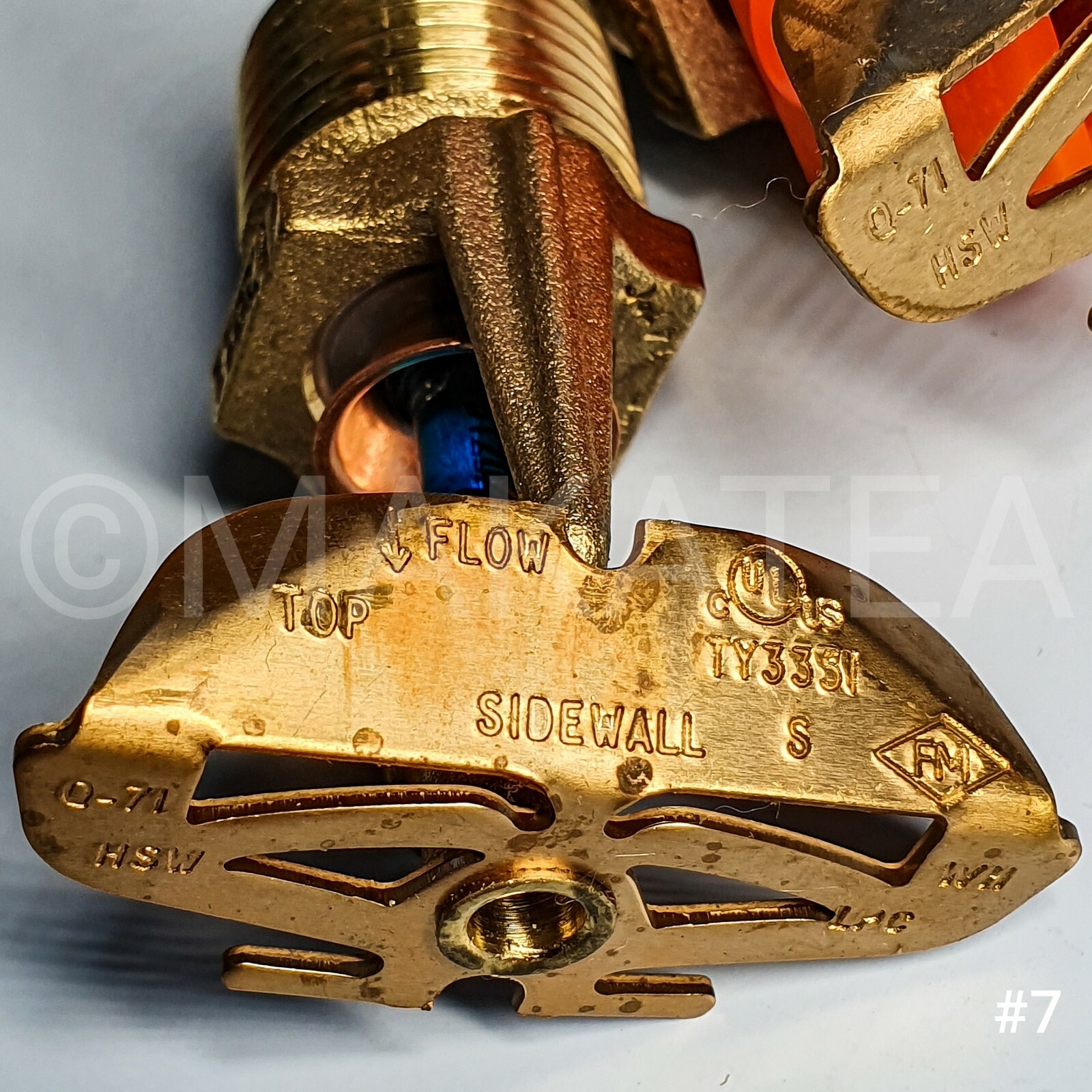 Sprinkler Sprinklerkopf #7 Tyco TY3351 blau 141°C/268°F 1/2 ...