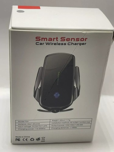 F4 Smart Sensor Car Wireless Charger 15W, Black | eBay