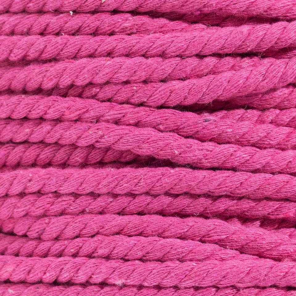 Premium Super Soft Colored Twisted Cotton Rope - 1/2" Diameter ...