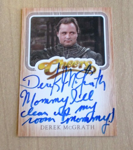 2025 Rittenhouse CHEERS Premiere Edition autograph auto Derek McGrath ...