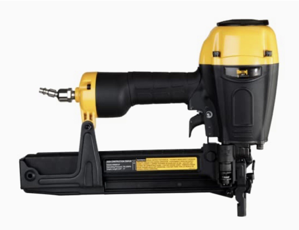 HBT HBN851P 16GA Construction Stapler, 7/16-Inch Medium Crown Stapler ...