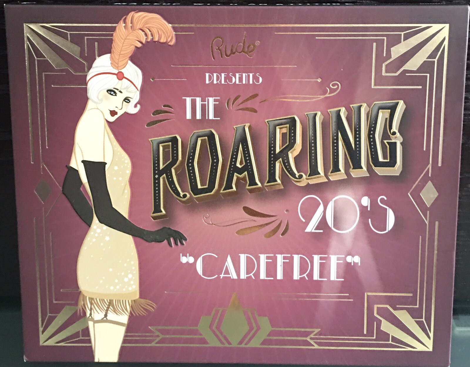 MAKE-UP RUDE THE ROARING 20's COLOR EYESHADOW PALETTE "CAREFREE" SZ 1 ...