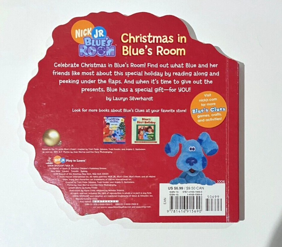 Christmas in Blue's Room by Lauryn Silverhardt (Board book, 2006) for ...