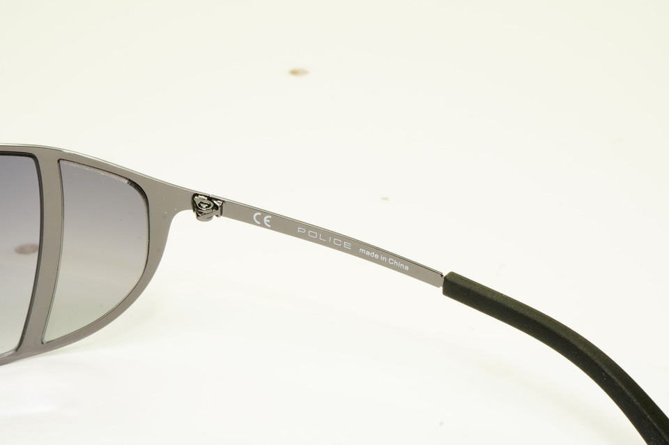 Police Side Window Sunglasses Grey Gradient Designer Mens SPL 533G COL ...