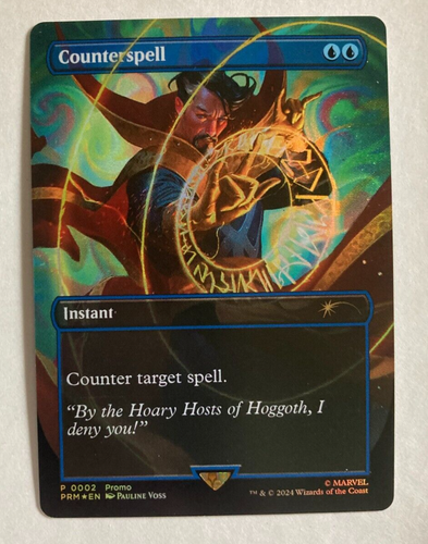 NYCC 2024 Magic The Gathering Counterspell Foil Promo Marvel Dr ...