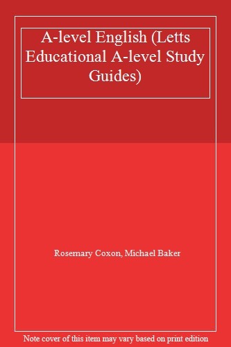 A-level English (Letts Educational A-level Study Guides) By Rose | eBay