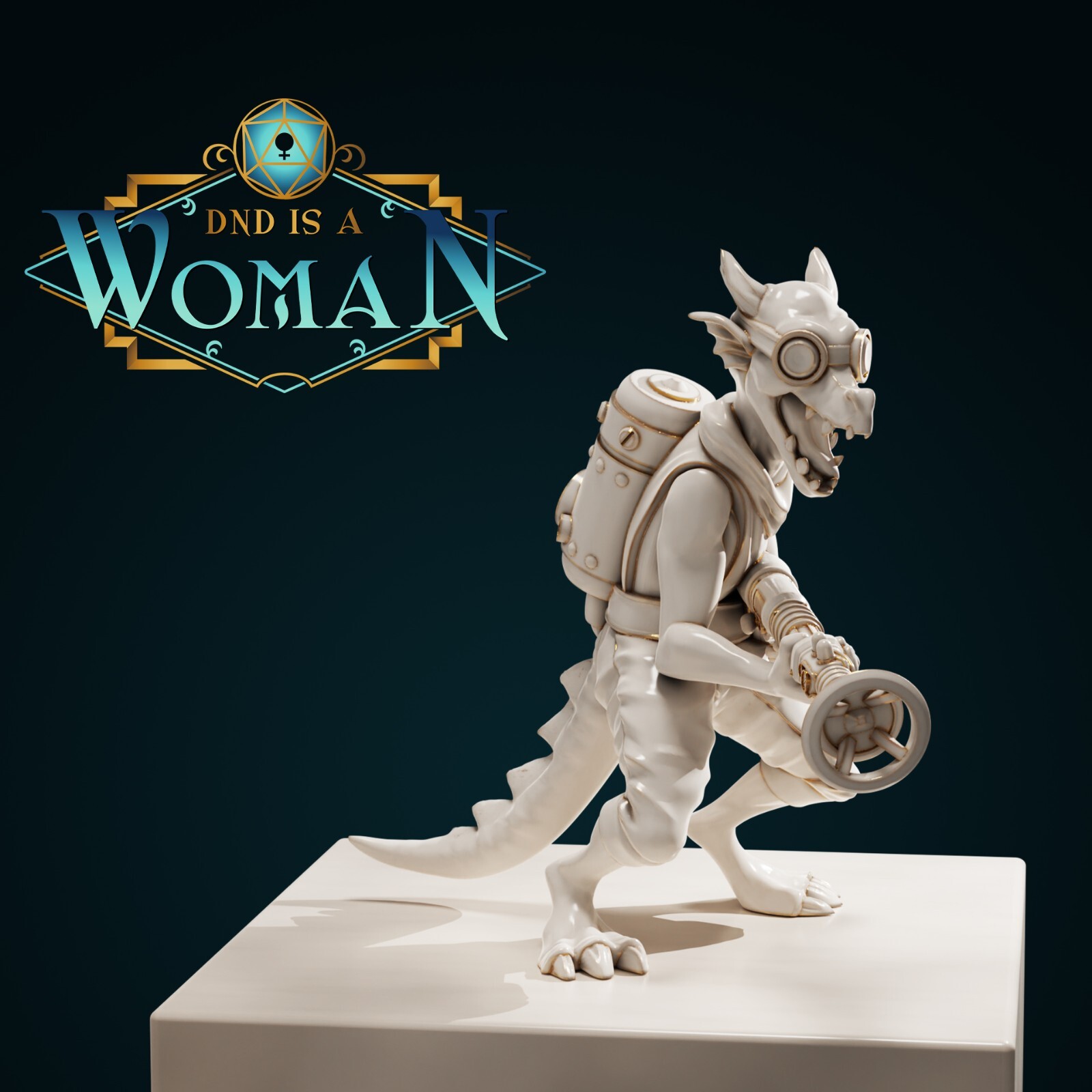 Kobold Engineer - Rax | Dungeons and Dragons Miniature DnD is a Woman D ...