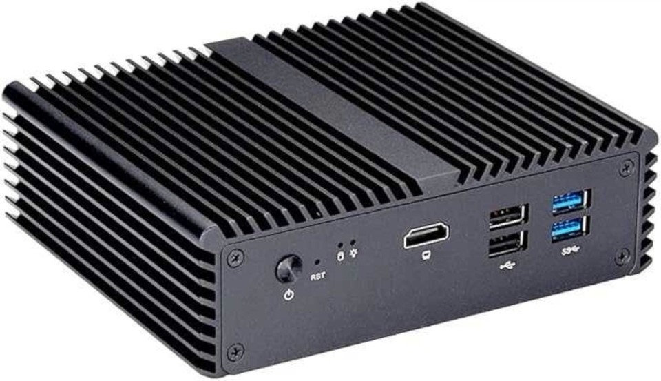 QOTOM Q730G5 Industrial Mini PC Firewall Gateway Router - Intel Quad ...