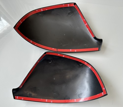 CARBON FIBRE WING MIRROR COVERS PROTECTOR VW TRANSPORTER T5.1 T5 T6 T6 ...