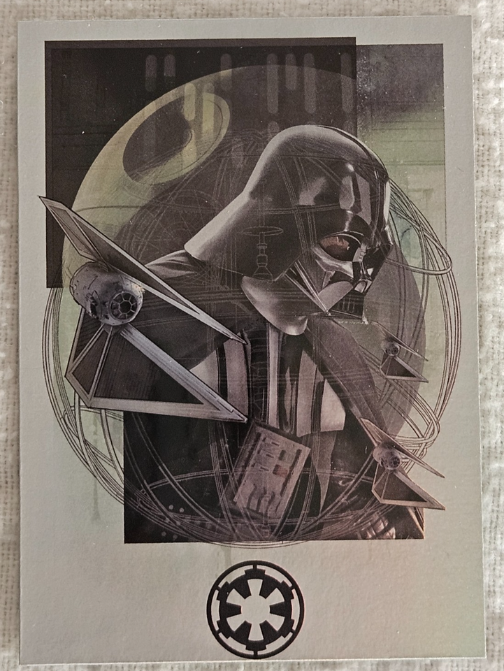 Star Wars Rogue One Mission Briefing Complete Darth Vader Chase Card ...