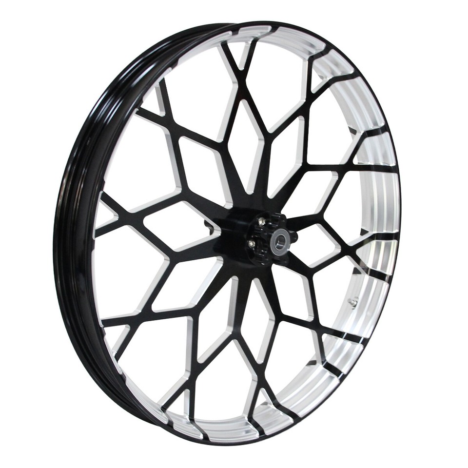 26" Front Wheel & Wheel Dual Hubs Custom For Harley Touring Street ...