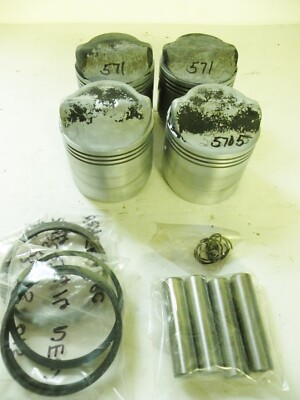 MERCURY OUTBOARD Pistons, 22-44-66ci, Set of (4), 724-2030 | eBay