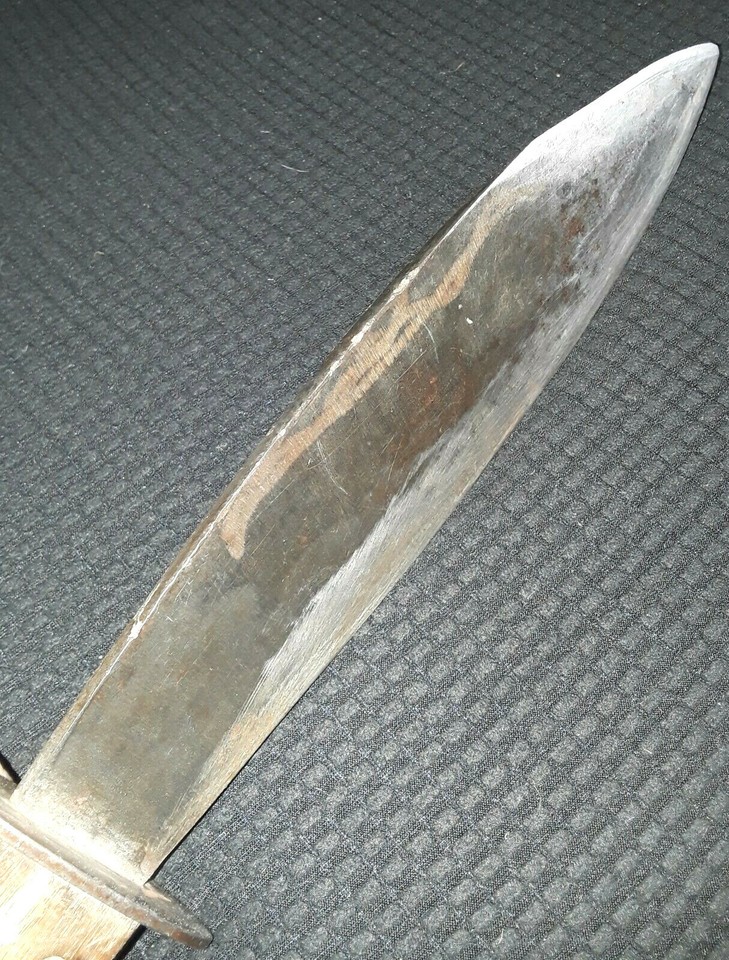 WW2 Smatchet Fairbairn Sykes Knife Machete Bring Back Leather Sheath ...