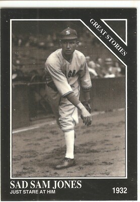 SAD SAM JONES CONLON COLLECTION BASEBALL CARD #1003 | eBay