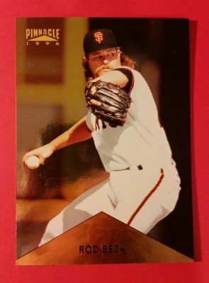 ROD BECK (SP) FOIL VARIATION #292 SAN FRANCISCO GIANTS * 1996 PINNACLE ...