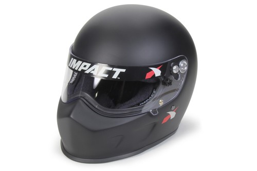 Impact Racing 13320312 Helmet Champ ET Full Face Small Flat Black ...