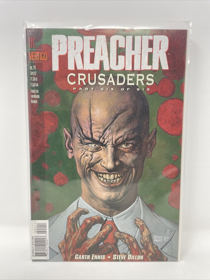 Preacher Comics Lot Of 9 DC Vertigo Garth Ennis Steve Dillon - Various ...