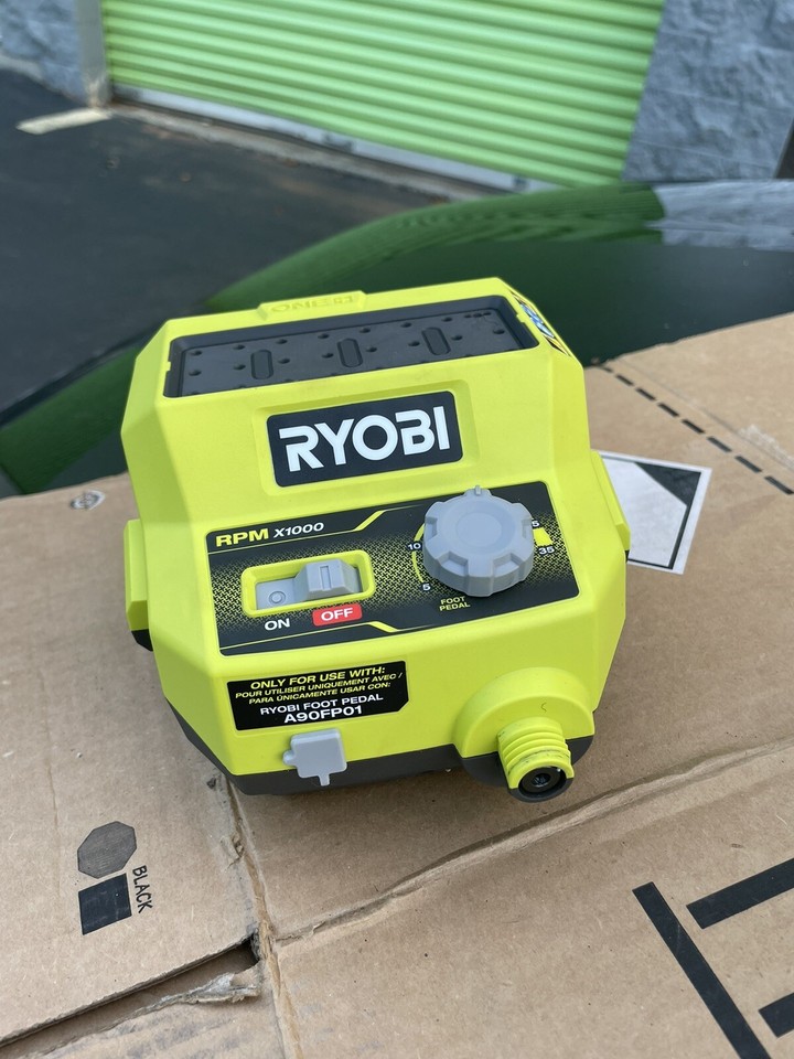 Ryobi PCL480B ONE+ 18V 35,000 RPM Rotary Tool Station - Black/Green ...