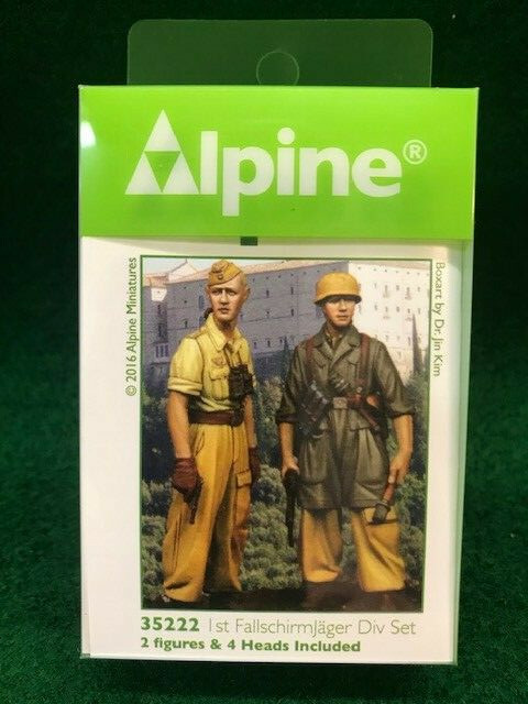 Alpine Miniatures 1/35th 1st Fallschirmjager Div. Set , NIP, Resin kit ...