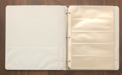 U-Line Business Card Refill Pages Clear 25 Sheets Page 11" x 8.5" 61217 ...