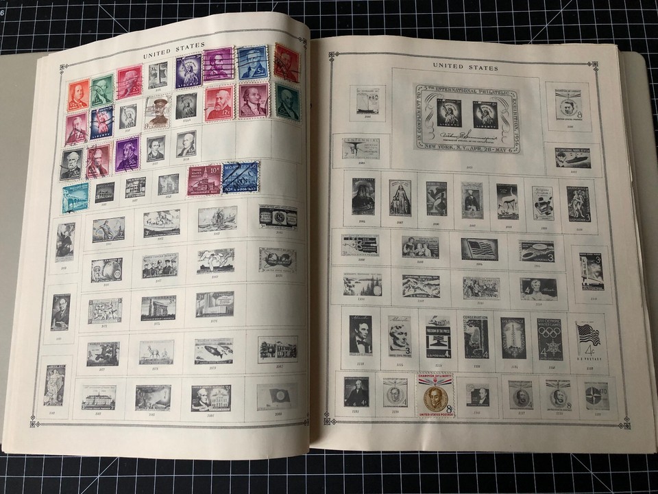 Vintage Scott 1968 World Postage Stamp Album with 170+ Stamps | eBay