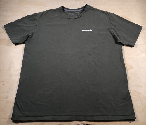 A4091 Patagonia Logo Organic Cotton Responsibili-Tee Regular Fit Shirt ...