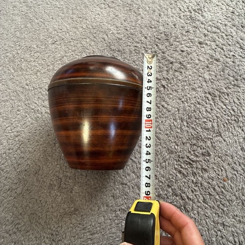 Wooden Vase 20cm Decorative Home Flower Container | eBay
