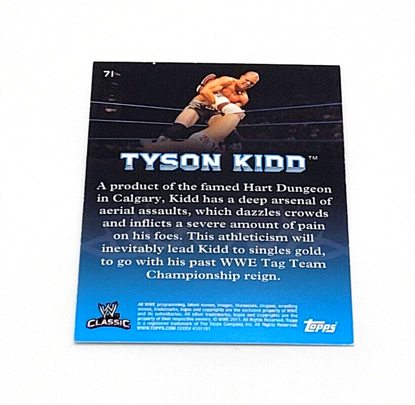 2011 Topps Classic WWE Tyson Kidd #71 | eBay