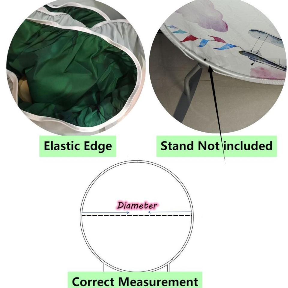 Cartoon Round Super Mario Backdrop Birthday Party Photography ...