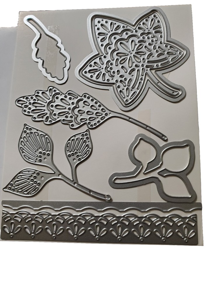 Stampin Up! Detailed Leaves Thinlits Dies - Retired | eBay