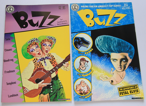 2 Issues of Buzz comics #1, #3, Clowes, Woodring, Friedman, Burns, Tompkins | eBay